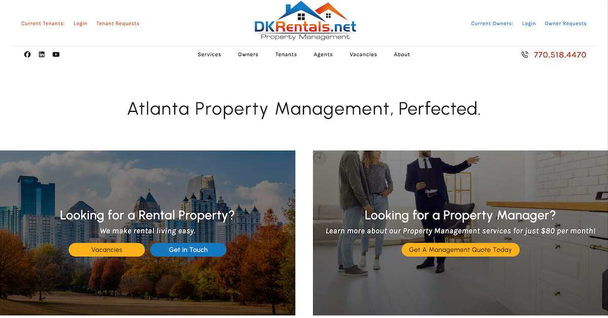 Atlanta Property Management | DKRentals.net